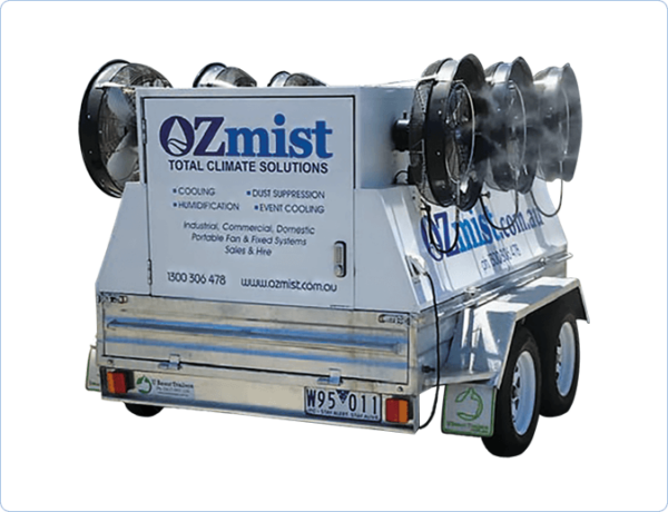 Mist Cannon Trailer | Misting Trailer – OZmist