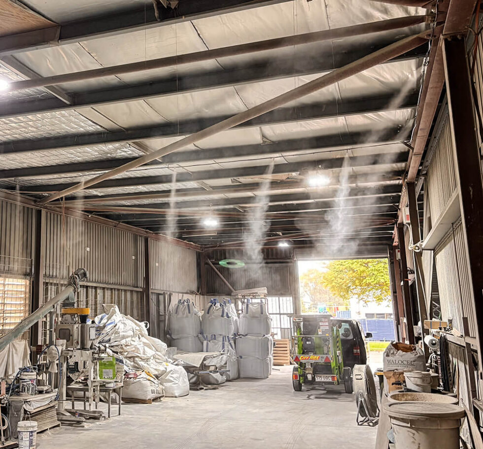 Industrial Misting Lines | Dust & Odour Suppression | OZmist